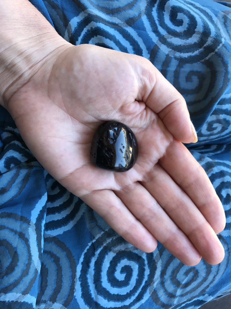 Tektite (1 piece) | Obsidian Butterfly Stone and Plant Elixirs